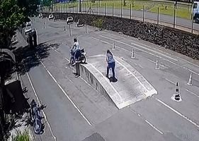 Woman dies after losing control and falling off her motorcycle at the ...