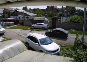 Pedestrian is run over in terrible and unimaginable traffic accident.